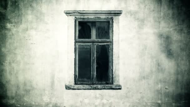Old Lady Ghost In Window