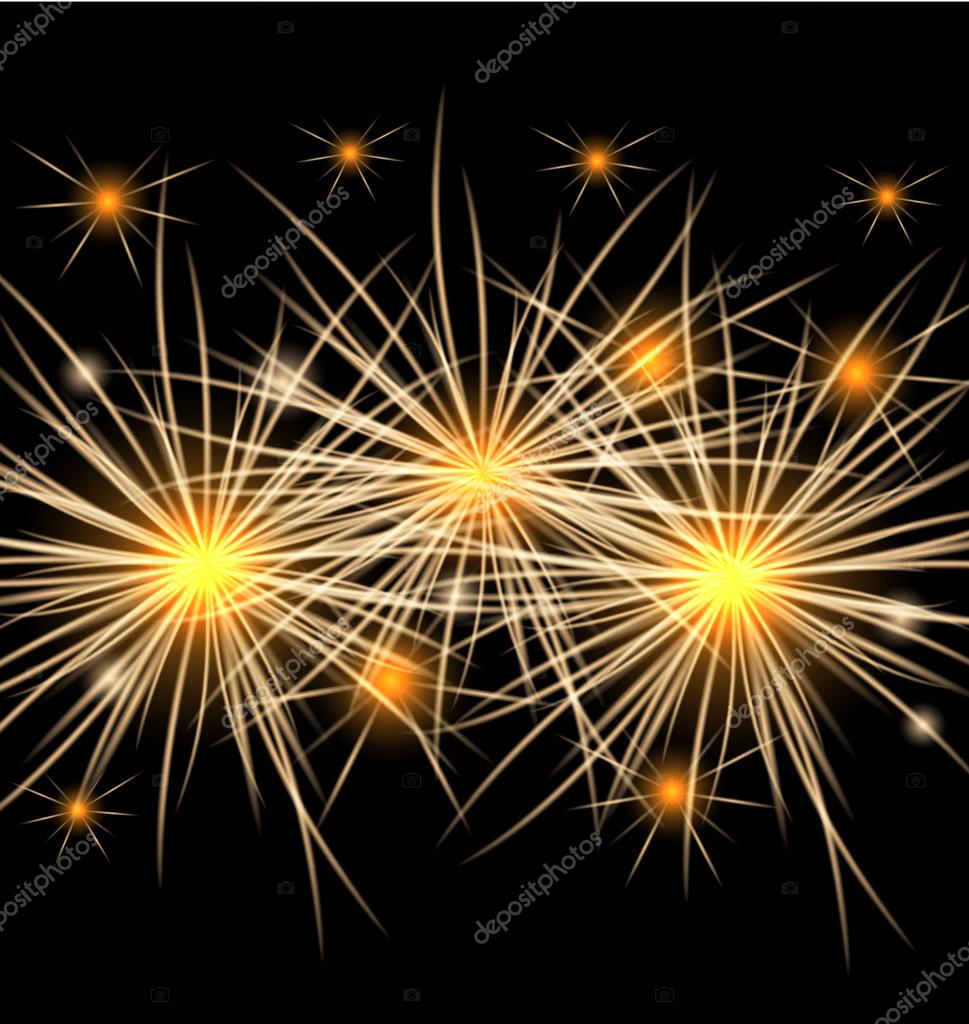 Vector fireworks background Stock Vector Image by ©asakosakura #61404697