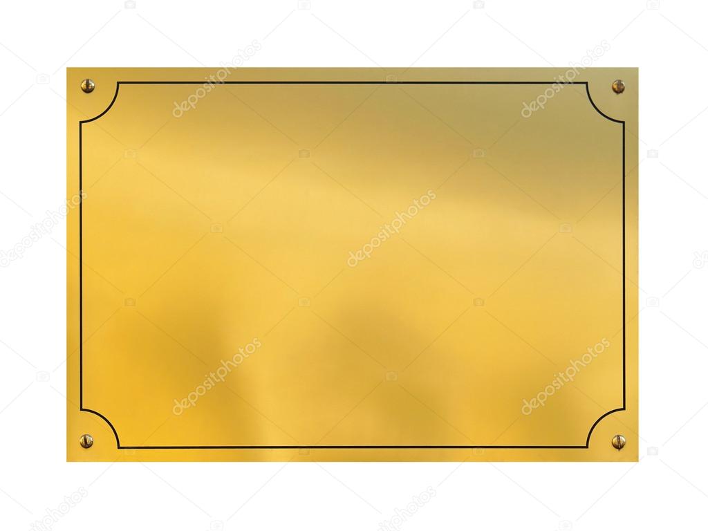 Wallpaper Gold Plaque