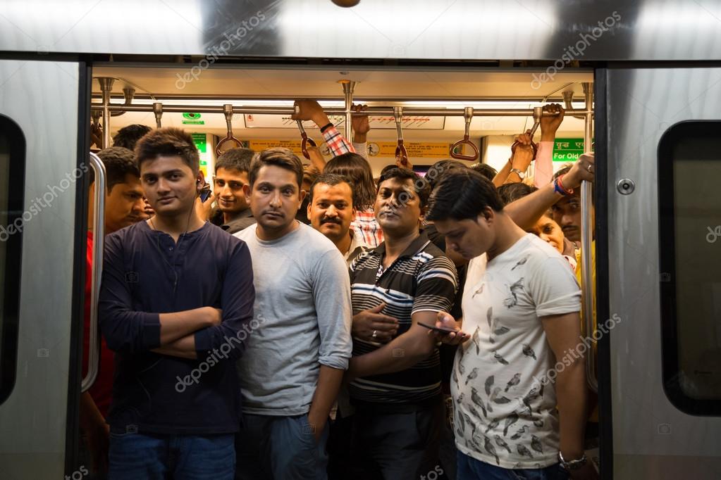 Crowded subway in the rush hour – Stock Editorial Photo © Morenovel ...