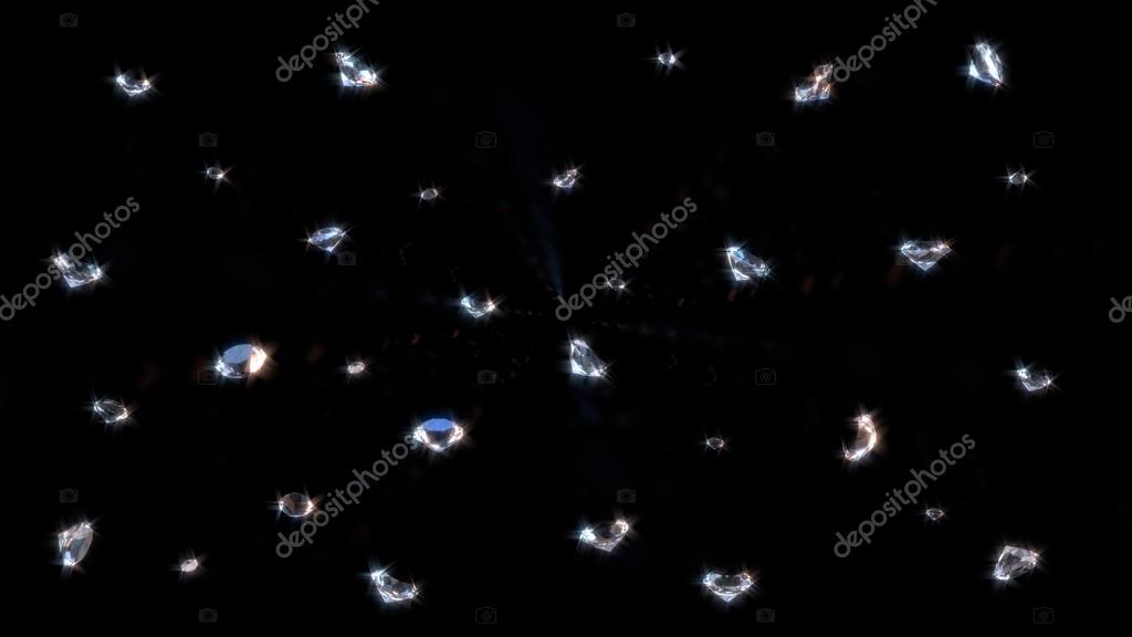Diamond Rain, Falling Diamonds Stock Photo by ©RuslanLarin 72483329