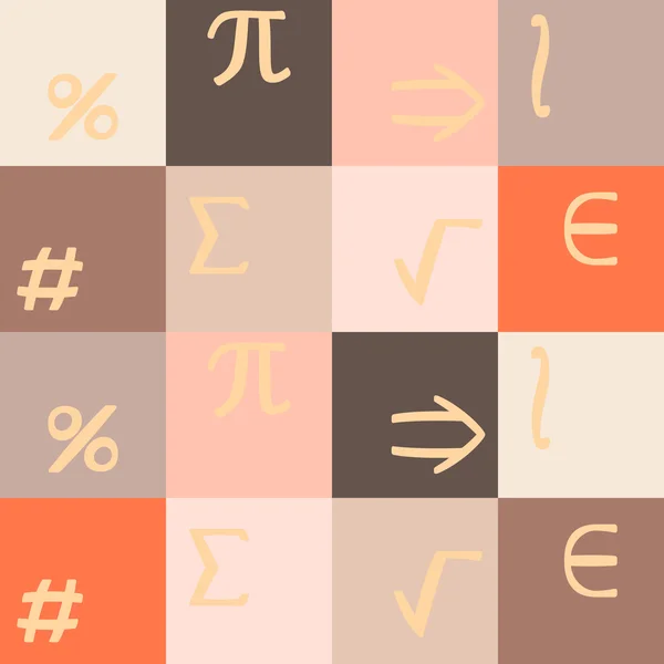 Seamless background with mathematical symbols Stock Vector Image by ...