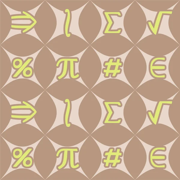 Seamless background with mathematical symbols Stock Vector by ©drutska ...