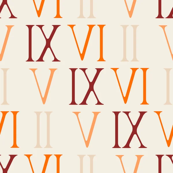 Seamless background with Roman numerals — Stock Vector © drutska #71347171