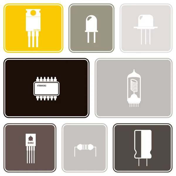 Electronic components Stock Vectors, Royalty Free Electronic components ...