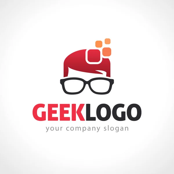 Logotipos geek imágenes de stock de arte vectorial | Depositphotos