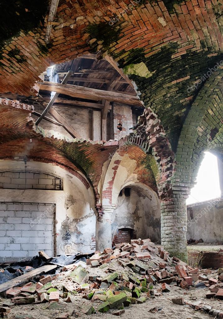 Deserted medieval church basement — Stock Photo © NewPunisher #62035379