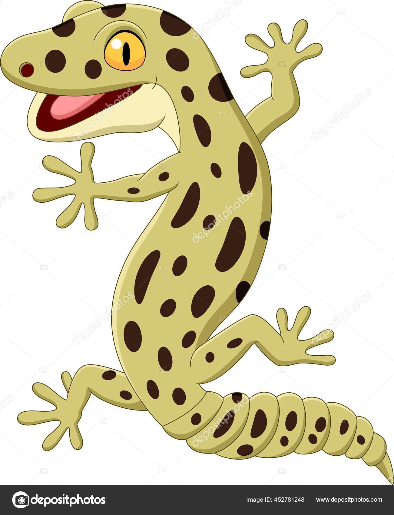 Salamander Cartoon Clipart Party