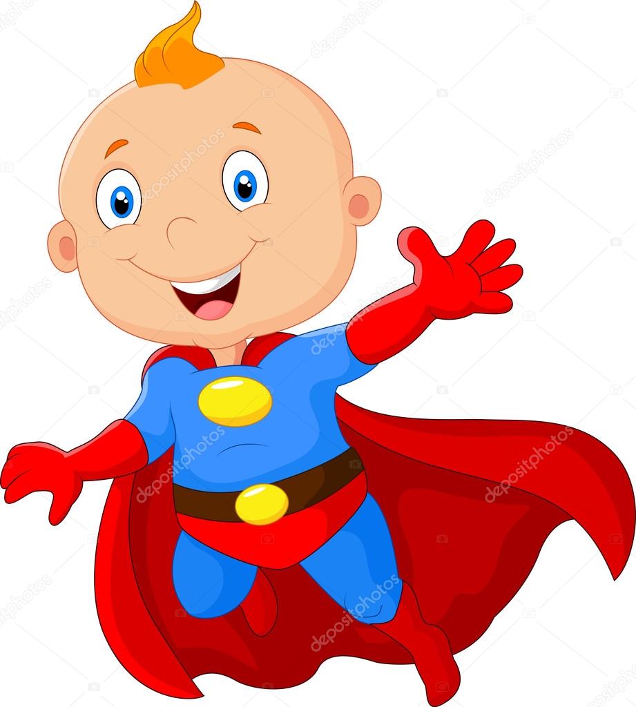 Baby Superman Clipart