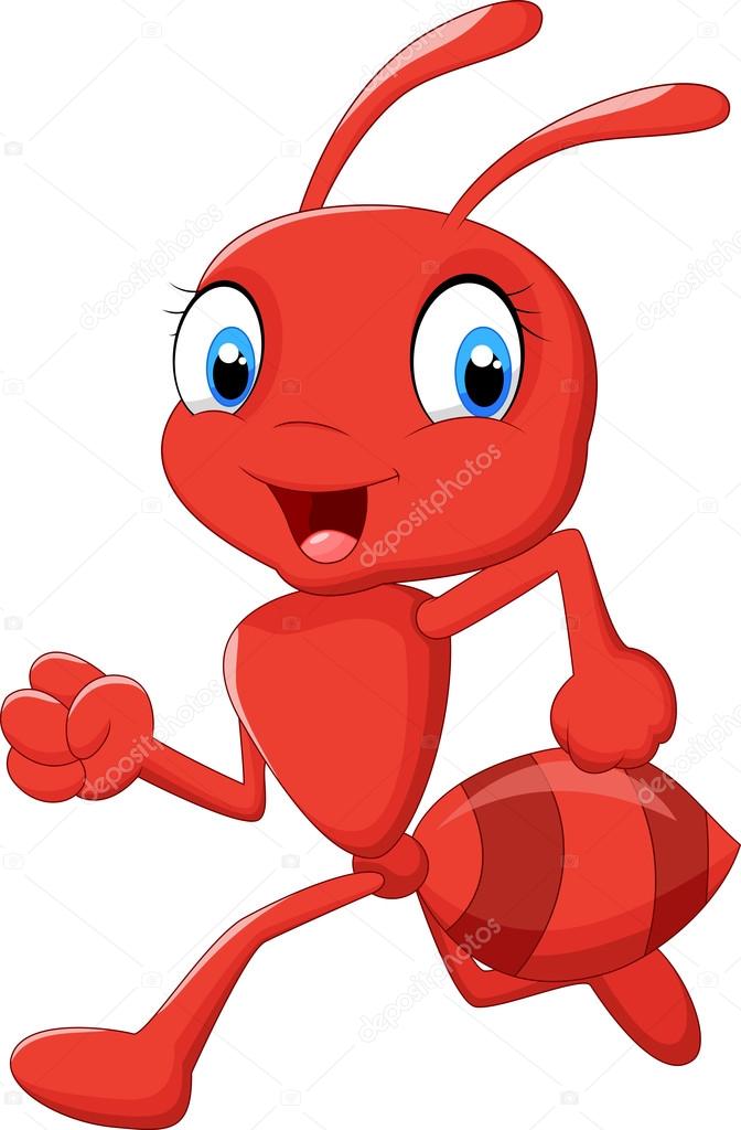 Cartoon ant running — Stock Vector © tigatelu #70907721 Cartoon ant running — Stock Vector © tigatelu #70907721