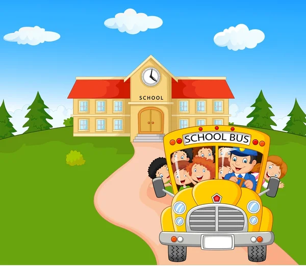 Cartoon Girl Going Home