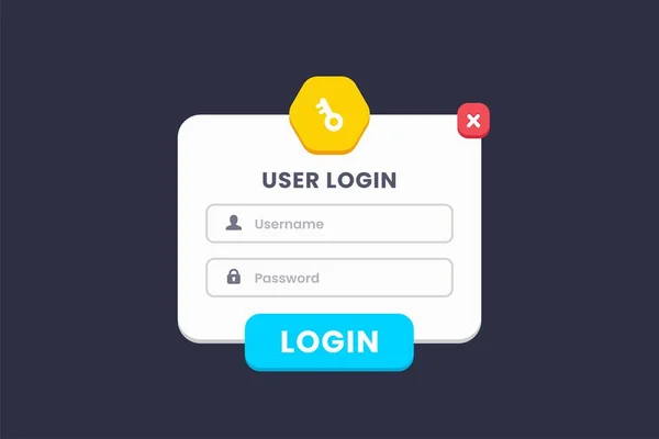 17,522,308 Login ui Vector Images | Depositphotos