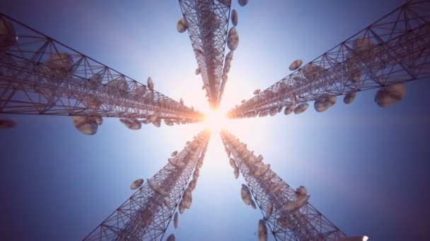 Communication towers. Stock Photo by ©3dmentat 25360821