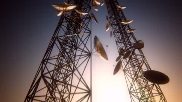 Communication towers. Stock Photo by ©3dmentat 25360787