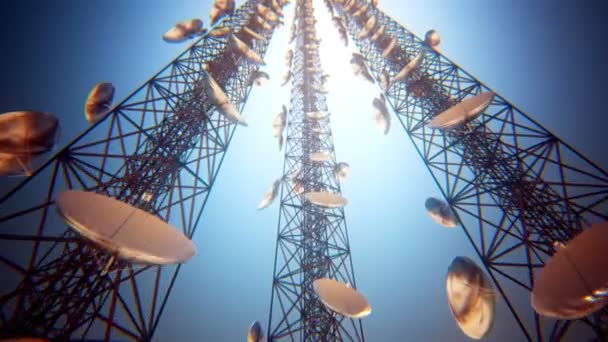 Communication towers. Stock Photo by ©3dmentat 25360787