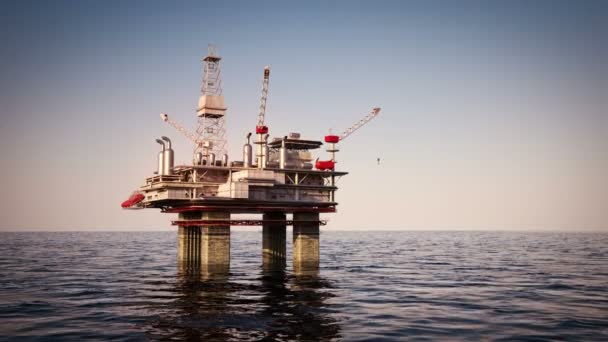 Oil Refinery In Ocean