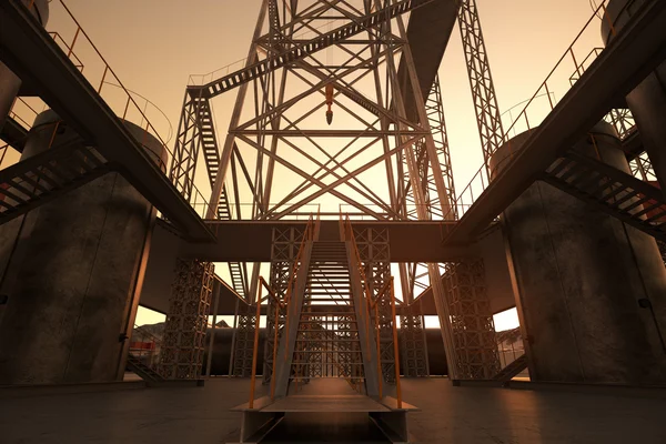 Oil field tower Stock Photos, Royalty Free Oil field tower Images ...