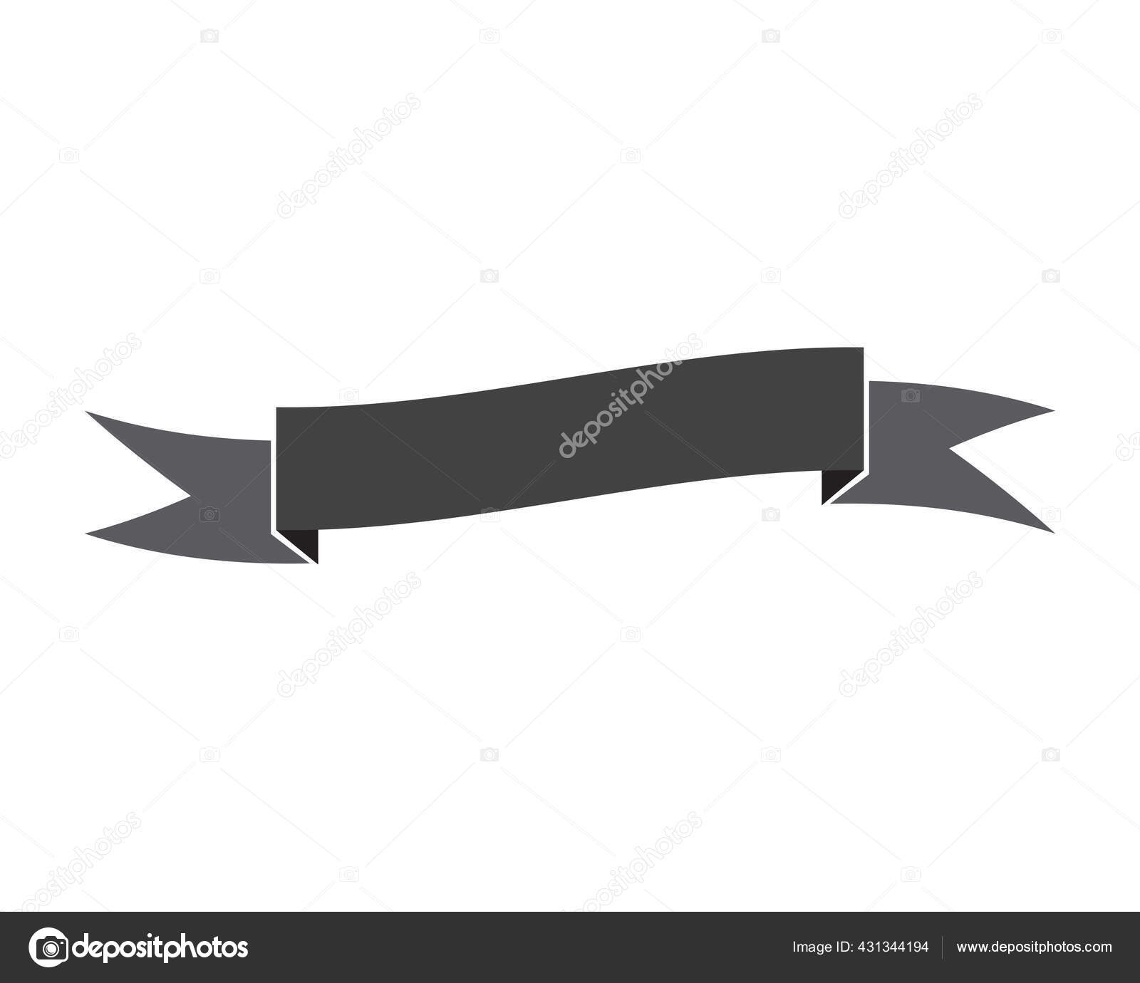 Ribbon Logo Template Vector Icon Design Stock Vector Image by ...