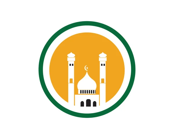 Templat Ikon Vektor Logo Masjid Islamik Vektor Stok oleh ©Heartlive ...