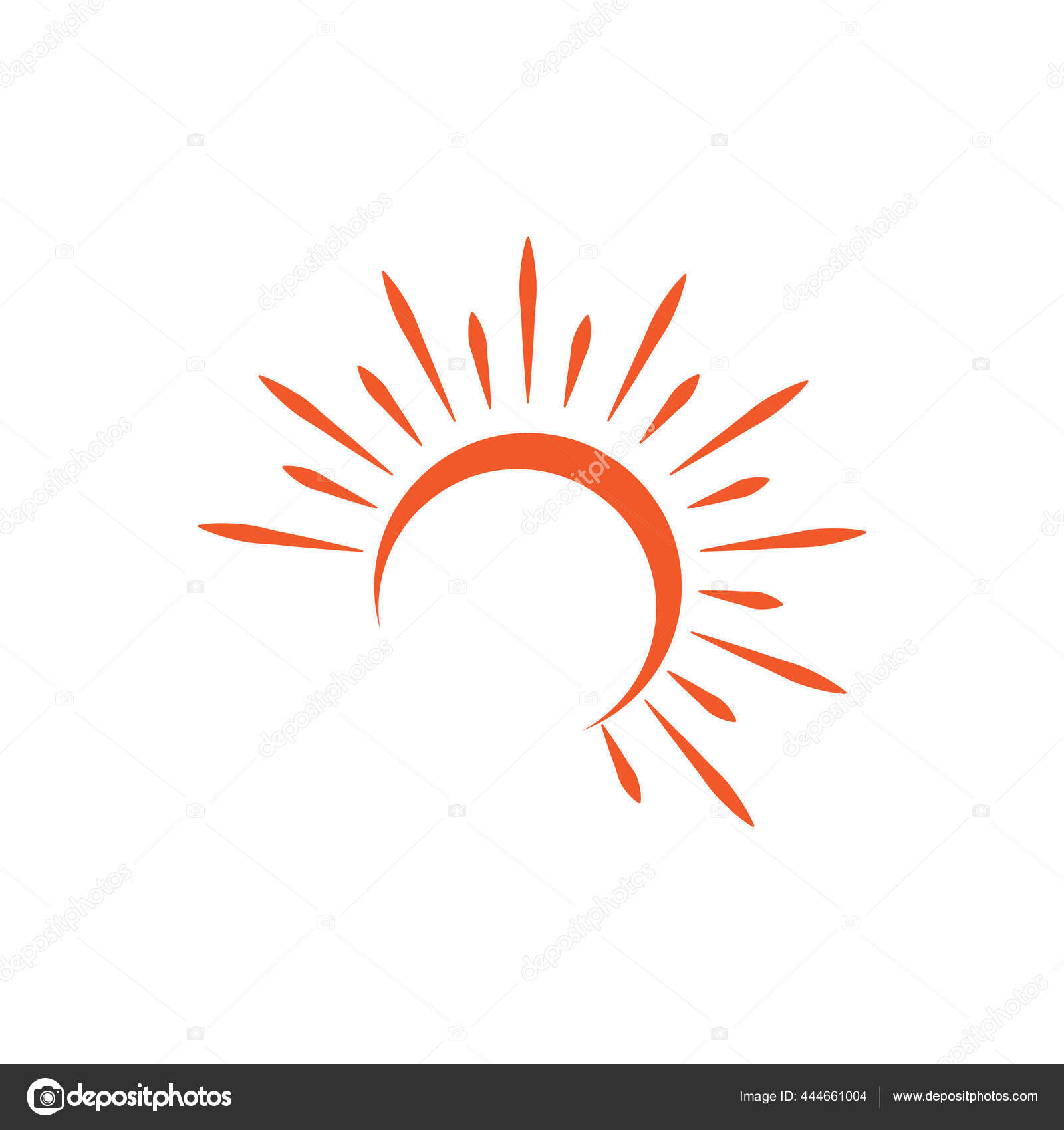 Sun Wave Logo Template Vector Symbol Nature Stock Vector Image by ...