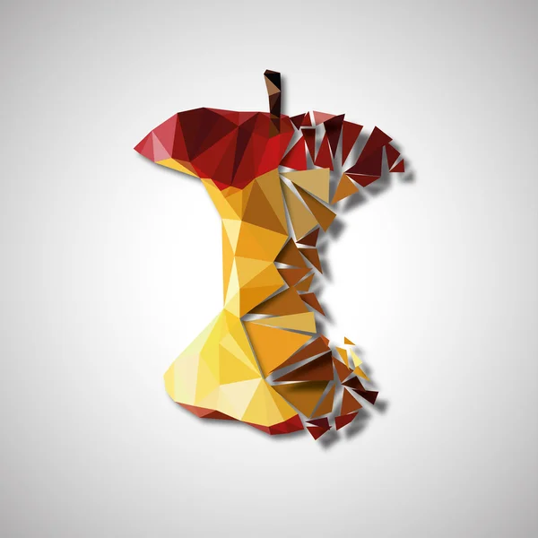 Apple core Vector Art Stock Images | Depositphotos