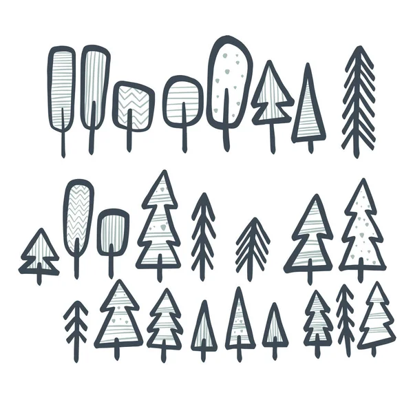 Forest icons sketch Stock Photos, Royalty Free Forest icons sketch ...