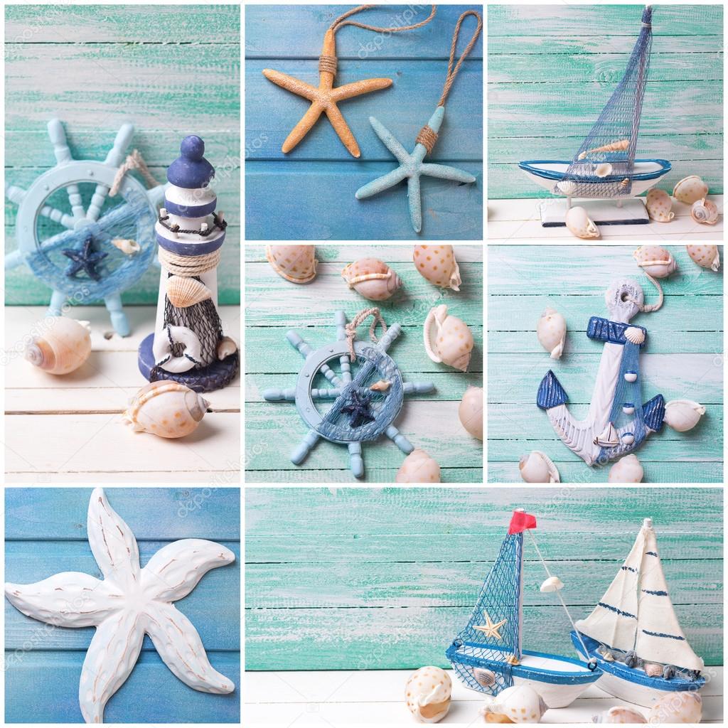 Sea theme decorations Stock Photo by ©daffodil 85203586