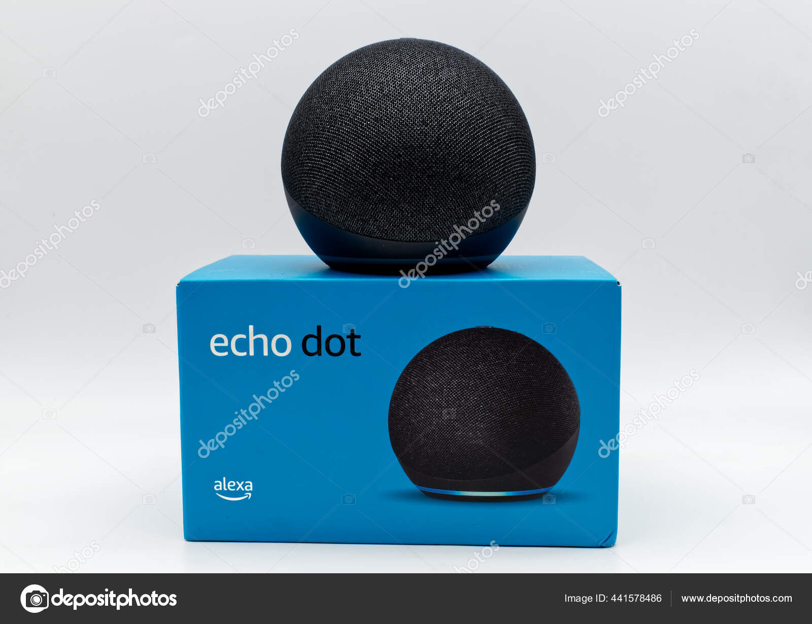 Amazon Echo Dot Alexa Virtual Assistant — Stock Editorial Photo ...