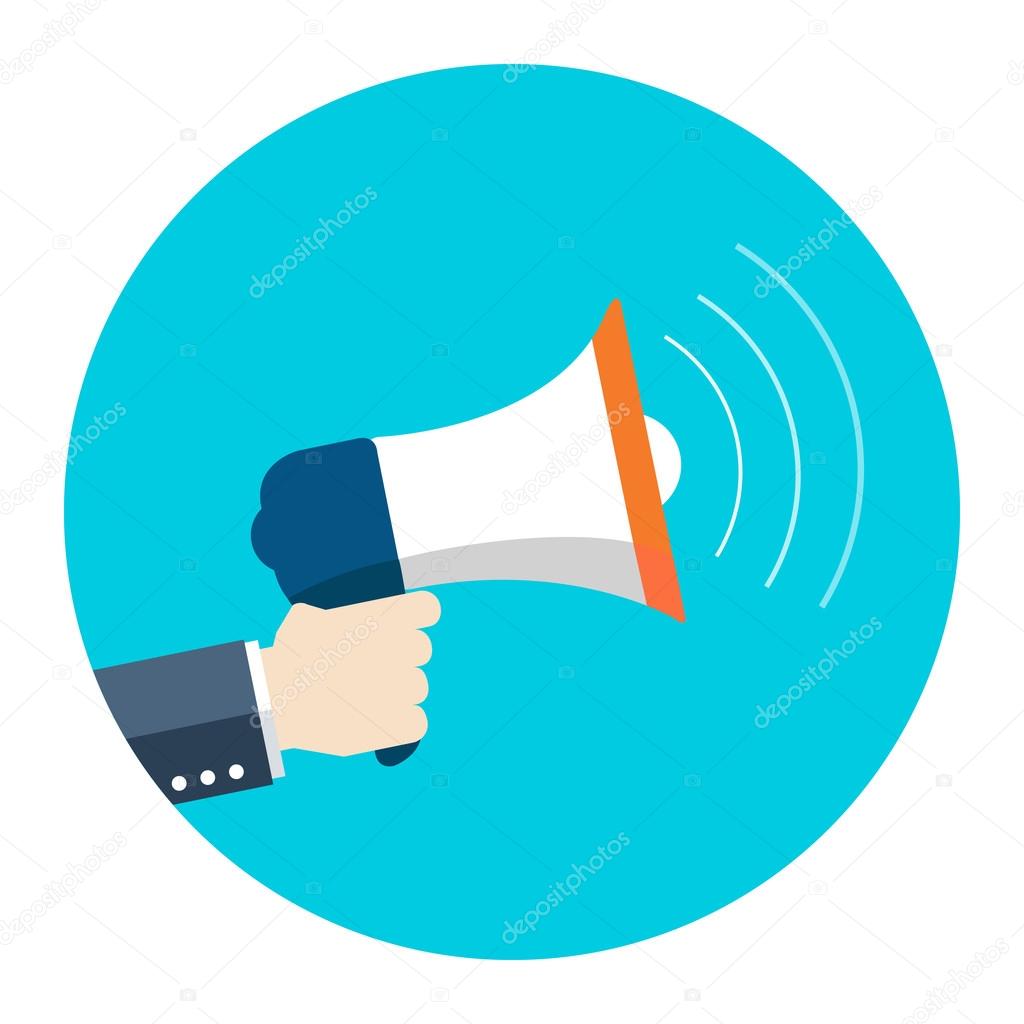 Promotion Icon. Flat style illustration. — Stock Vector © sibgat #52372231