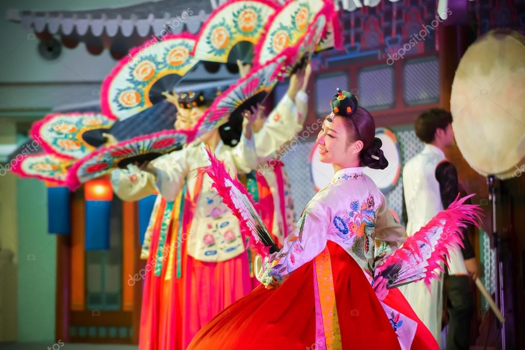 festival coreano em bangkok — Fotografia de Stock Editorial ...