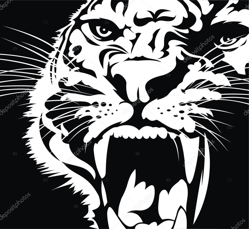 Head of wild cat Stock Vector by ©pepeemilio2 69365389