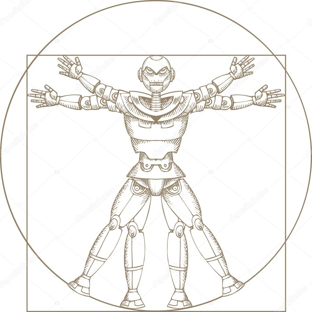Mechanical man construction Stock Vector Image by ©pepeemilio2 #70985573