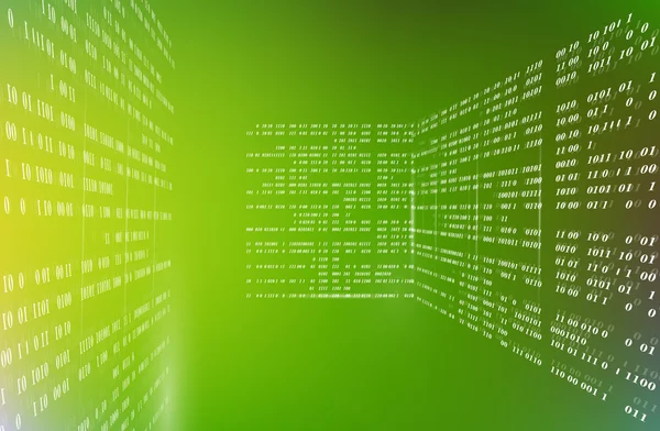 Digital Template Binary Code Rows Bluish Gray Background Wide Vector Stock Vector Image by ...