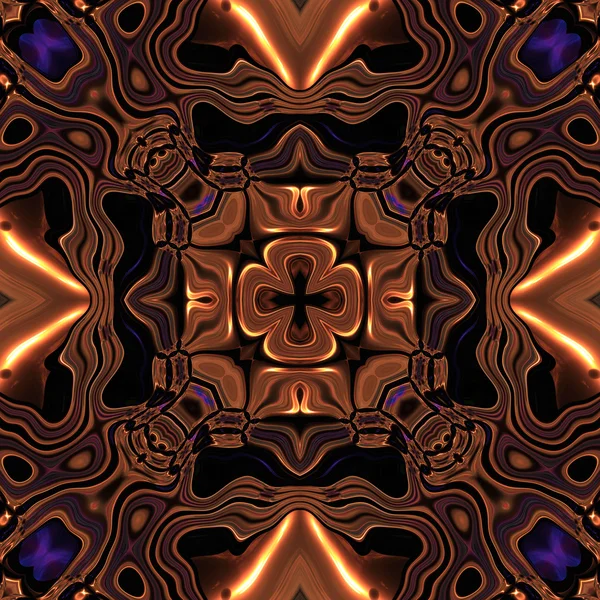 Abstract metallic bronze viking or celtic like pattern made seamless ...