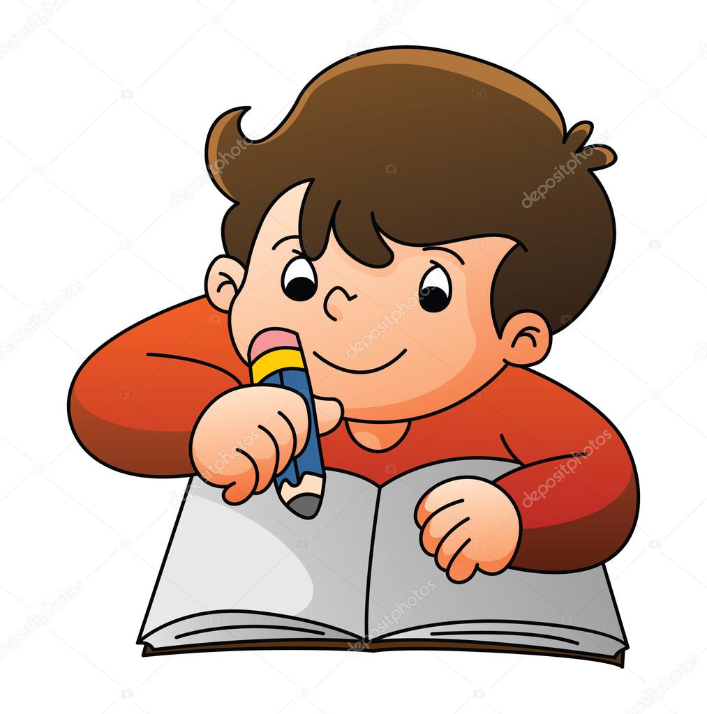Boy Learning Stock Vector Image by ©indomercy2012 #53637543