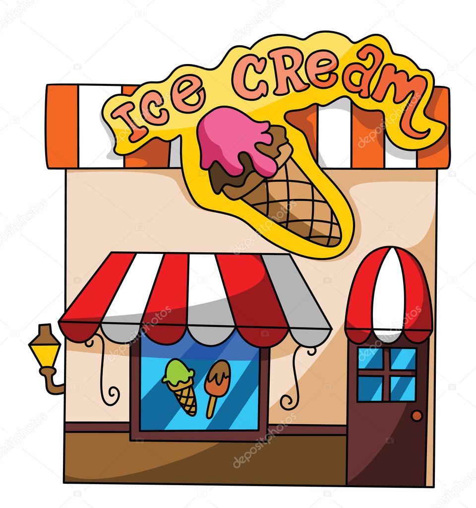 Ice Cream Shop Clipart