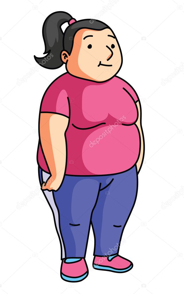Fat Woman Stock Vector Image by ©indomercy2012 #60802703