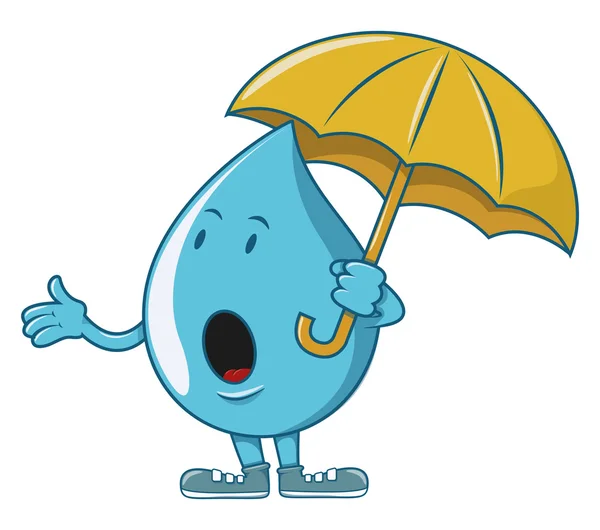 Happy running drop of water Stock Vector Image by ©indomercy2012 #72603387