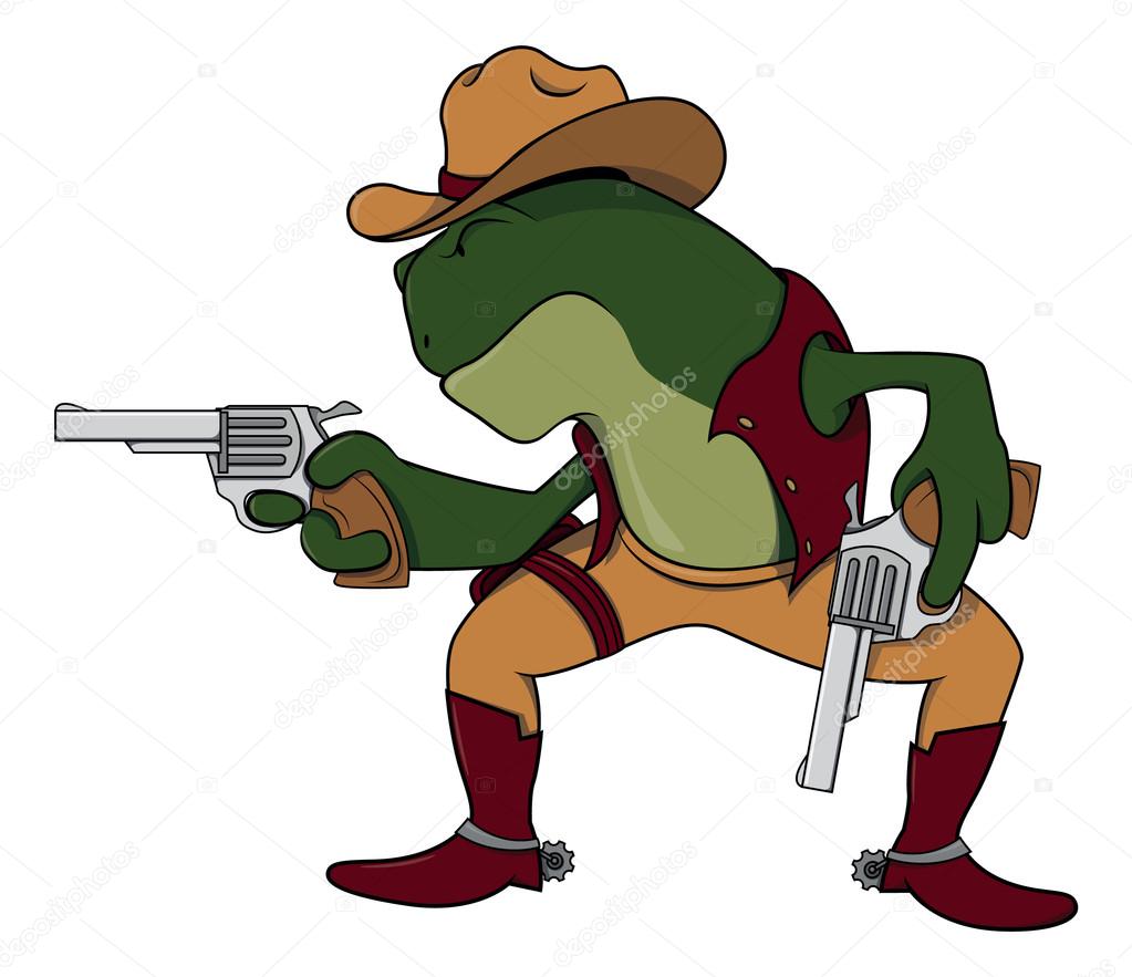 Cowboy frog Stock Vector Image by ©indomercy2012 #76315359