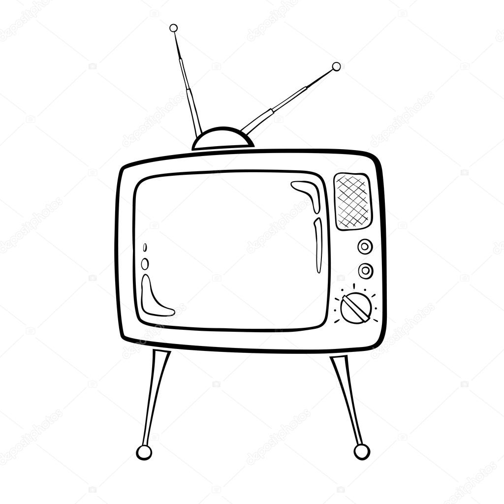 Retro TV — Stock Vector © kernelpanic #66358327 Retro TV — Stock Vector © kernelpanic #66358327