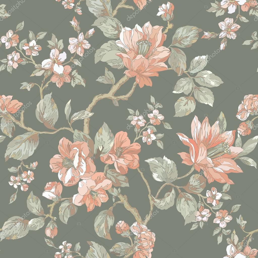 Spring garden flowers pattern Stock Vector Image by ©polina21 #58661995