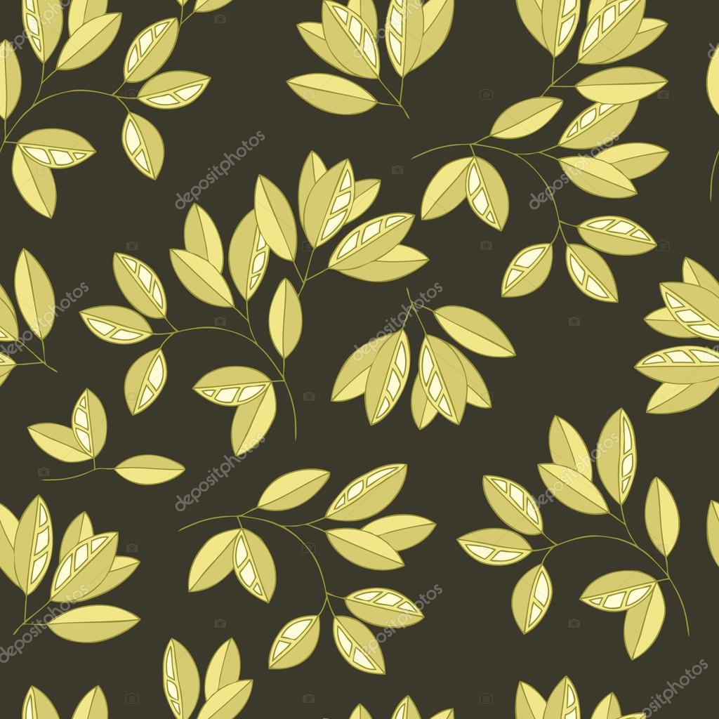 Summer leaves pattern Stock Vector by ©polina21 95226822