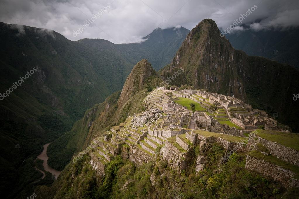 Machu Picchu ruins on Machu Picchu Montana Stock Photo by ©impalastock ...