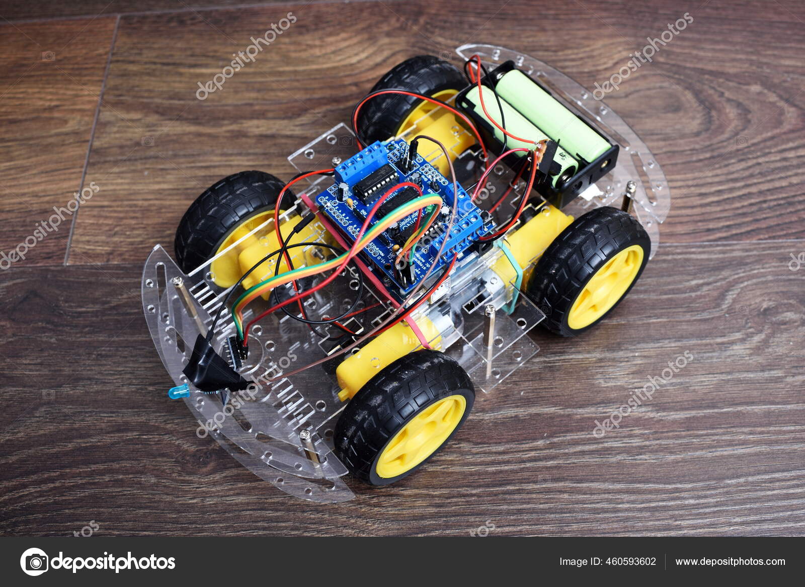 Arduino Project Remote Controlled Car Bluetooth Module Car Motors ...