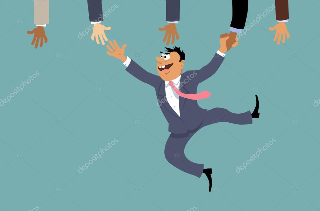 Opportunism in business — Stock Vector © Aleutie #105635460