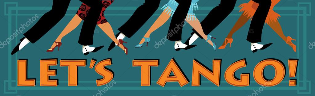Let's tango banner Stock Vector Image by ©Aleutie #108646582