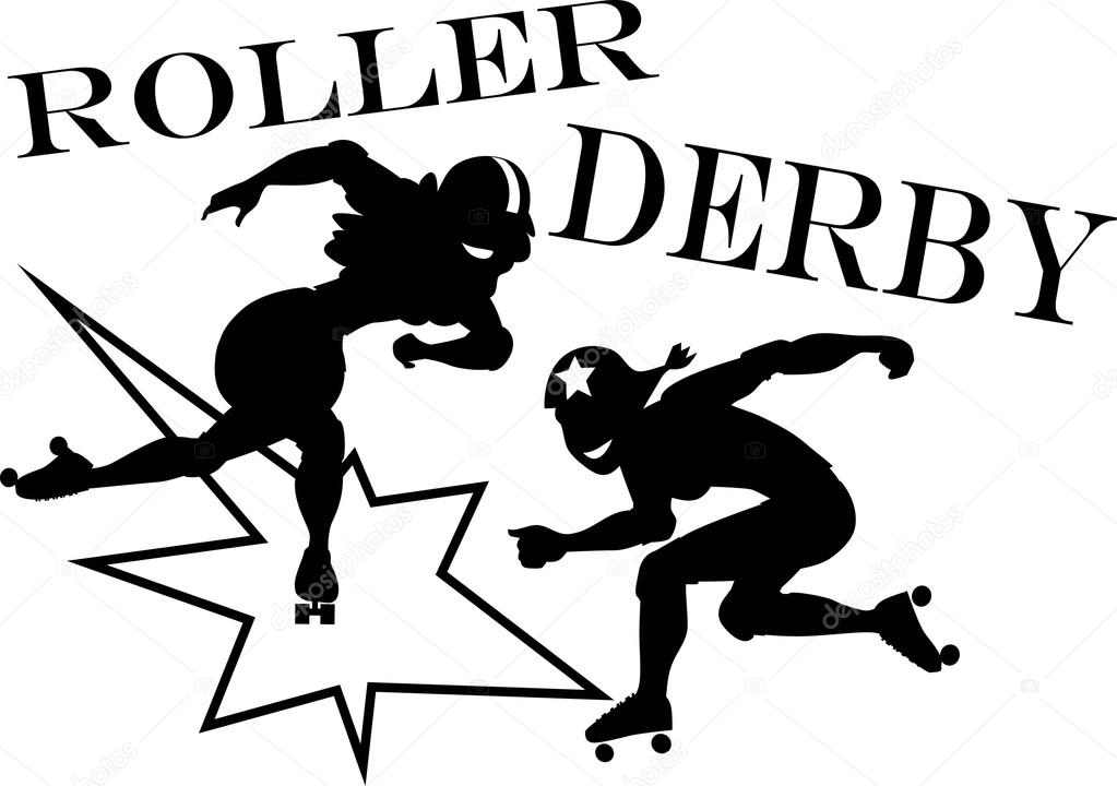 Roller derby clip-art Stock Vector Image by ©Aleutie #119814754