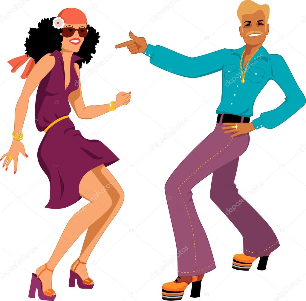 Disco Dancing Clip Art