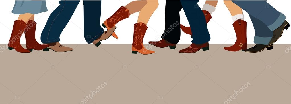 Country dancing banner Stock Vector Image by ©Aleutie #66644847