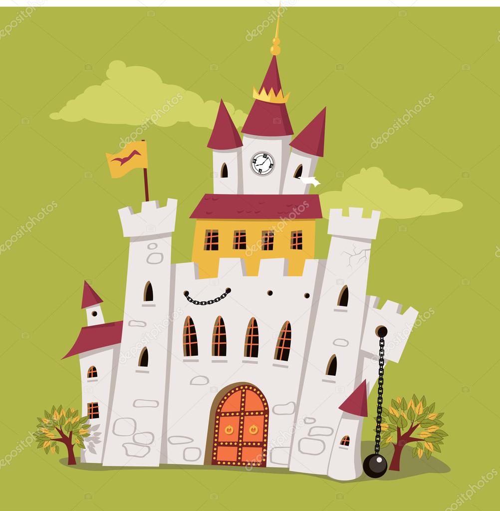 Castillo de dibujos animados Vector de stock por ©Aleutie 73863147